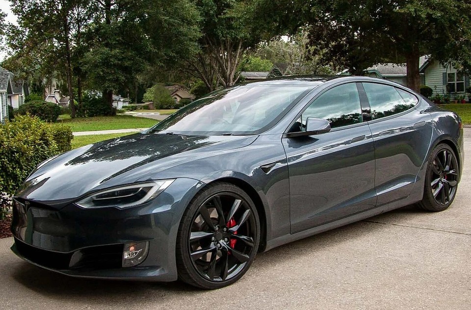 22" Wheels Gloss Black RT12 Rims Tires Fit Tesla Model X, Model S | eBay