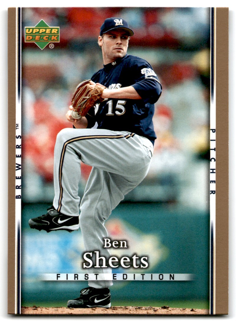 2007 Upper Deck First Edition Ben Sheets Baseball Cards #240 | eBay