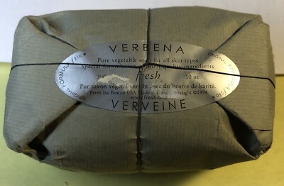 Vtg Fresh Verbena Pure Vegetable Soap Made in France 10 Oz Original ...