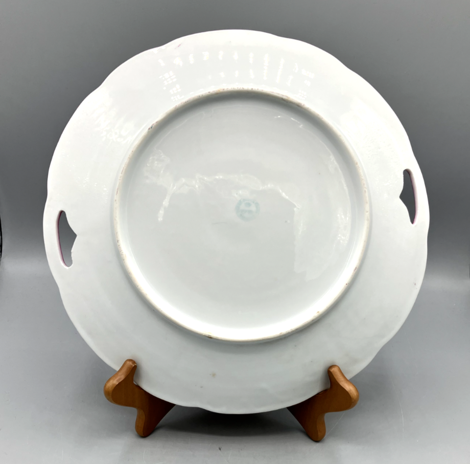 Antique Three Crowns 1909-1916 10 1/2" Porcelain Plate Germany | eBay