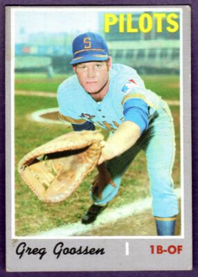 1970 Topps Greg Goossen Seattle Pilots #271 | eBay