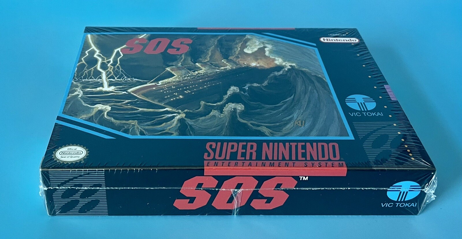SOS for Nintendo SNES — New Factory Sealed — 1994 Vic Tokai — See ...