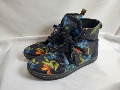 Dr Martens Hackney Women's Tropical Floral Canvas Boots US 7 | eBay