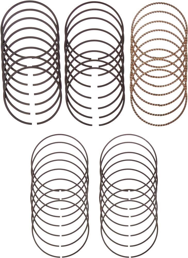 MAHLE Moly Piston Rings Set for MOST 1999-2014 Chevy GMC 4.8L 5.3L ...