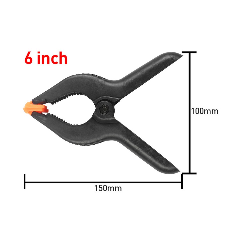 12 X Large Spring Clamps 6 " Set Heavy Duty Market Tarpaulin Quick Grip ...