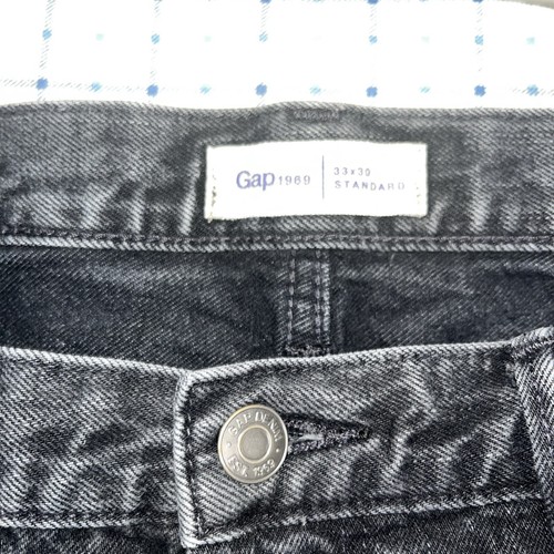 GAP For Good Men's Size 33x30 Faded Black Straight Acid Jeans (Fits 33x28.5) | eBay