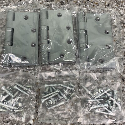 NEW 3 McKinney Bearing Hinges Heavy Weight T4A3386/T4A3786 BRUSHED ...