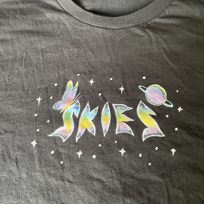 Lil Skies Black Outer Space T-shirt Official Merch Size M Great ...