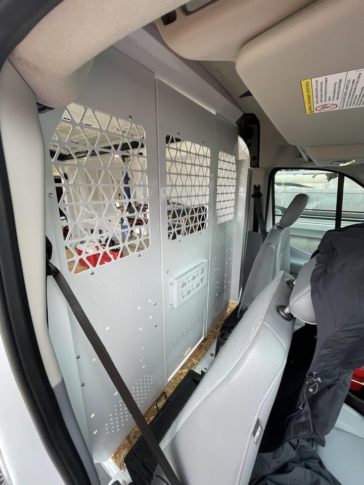 Van Safety Partition Bulkhead for Ford Transit 150 250 350 Full Size ...