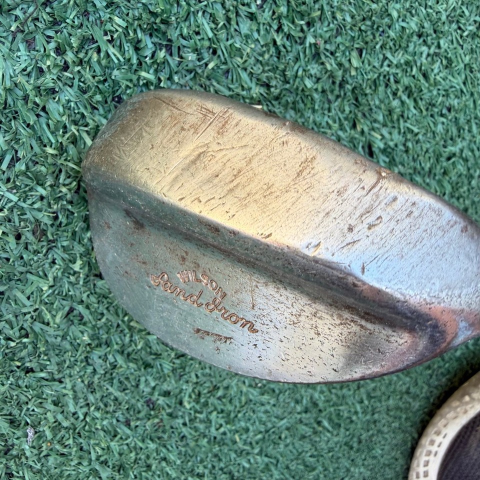 Wilson Sand Iron R20 Vintage Steel Shaft Wedge Golf Club Classic Dot ...