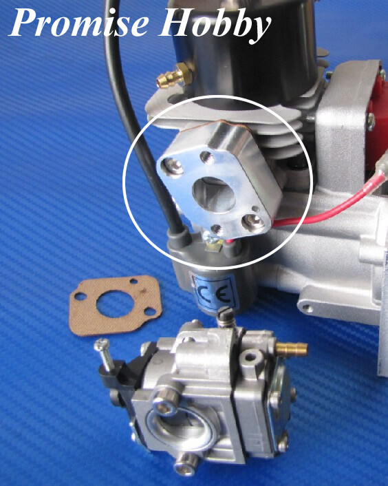 Carburetor Carb Block Accelerator control for 23 -32 Zenoah RCMK Engine ...