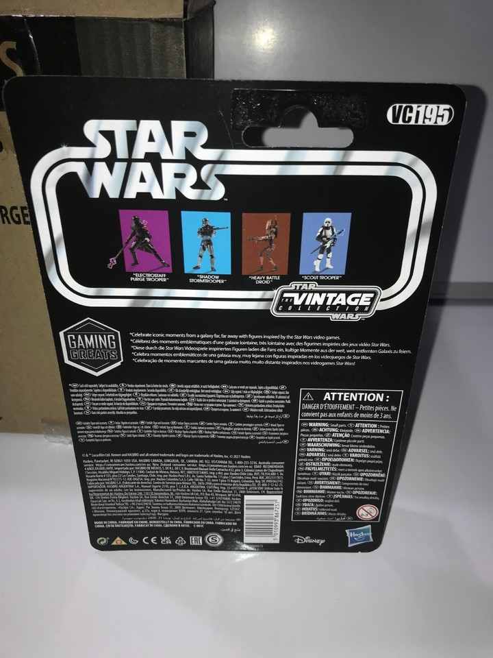 Star Wars ELECTROSTAFF PURGE TROOPER Figure Vintage Collection VC195 ...