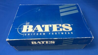 VINTAGE BATES MENS UNIFORM FOOTWEAR BLACK ENFORCER BOOTS SIZE - FREE ...