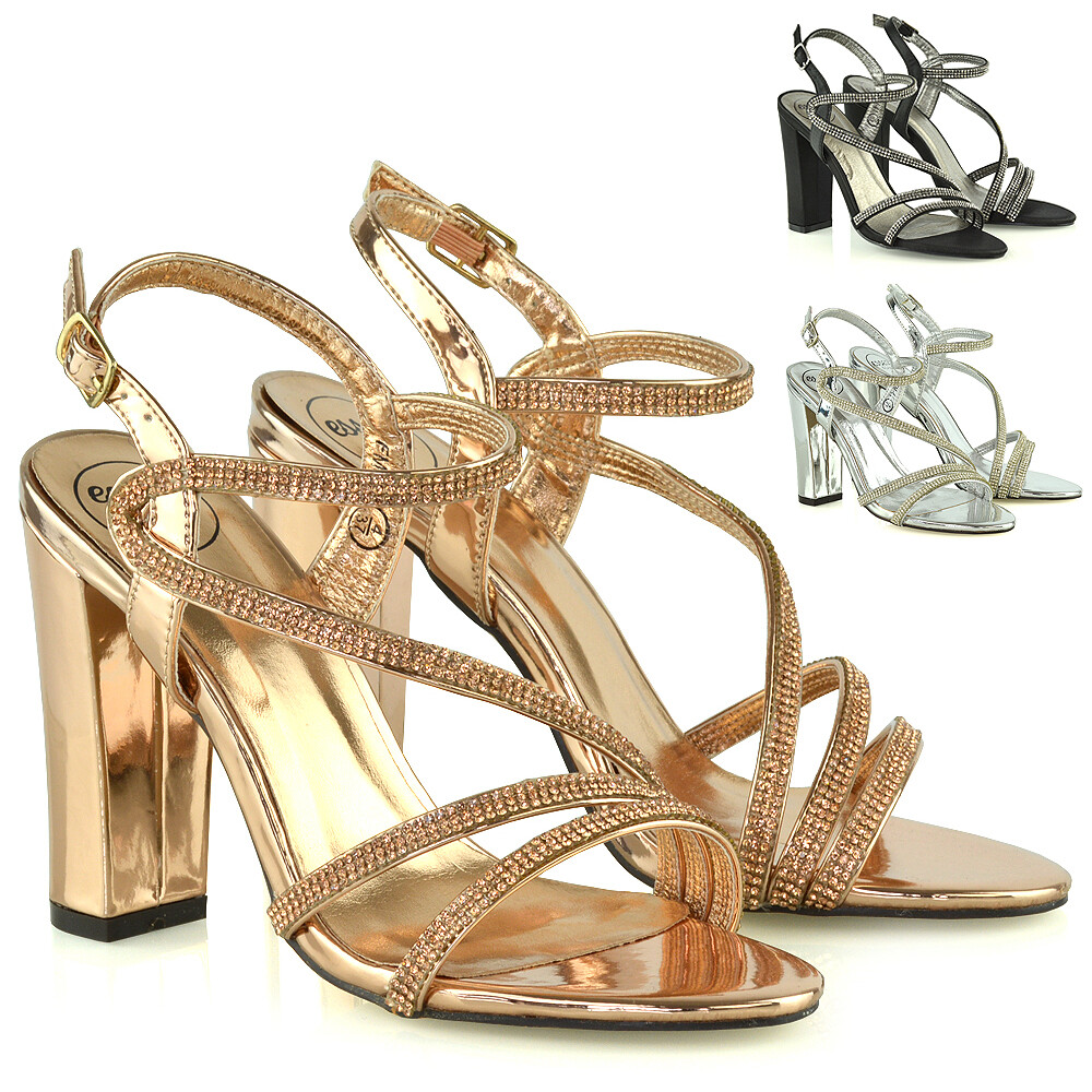 Gold block heels for wedding 60 photos - Astyledwedding.com