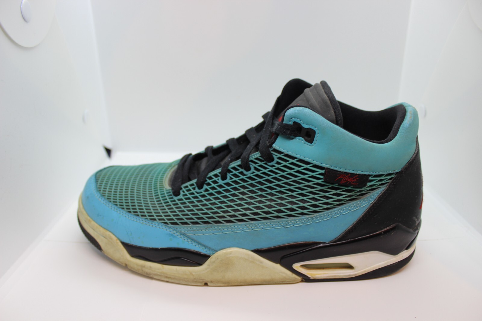 NIKE AIR JORDAN FLIGHTCLUB 80'S GAMMA BLUE-GYM RED-BL… - Gem