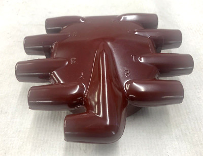 1942-48 FORD V8 RED DISTRIBUTOR CAP CRAB-FLAT SPYDER STYLE-HOT ROD NEW ...