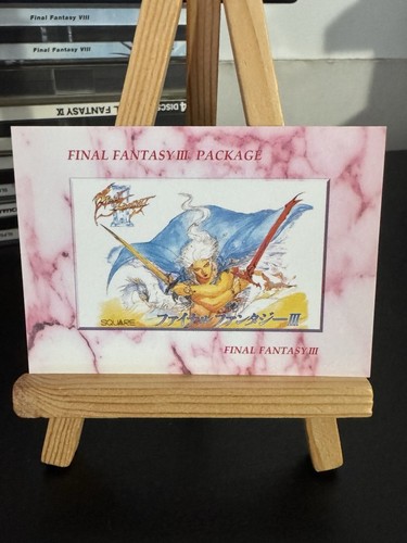 Final Fantasy Art Museum 2001 Third Set - Card #289 FF3 Package Art | 🇬🇧 UK | eBay UK