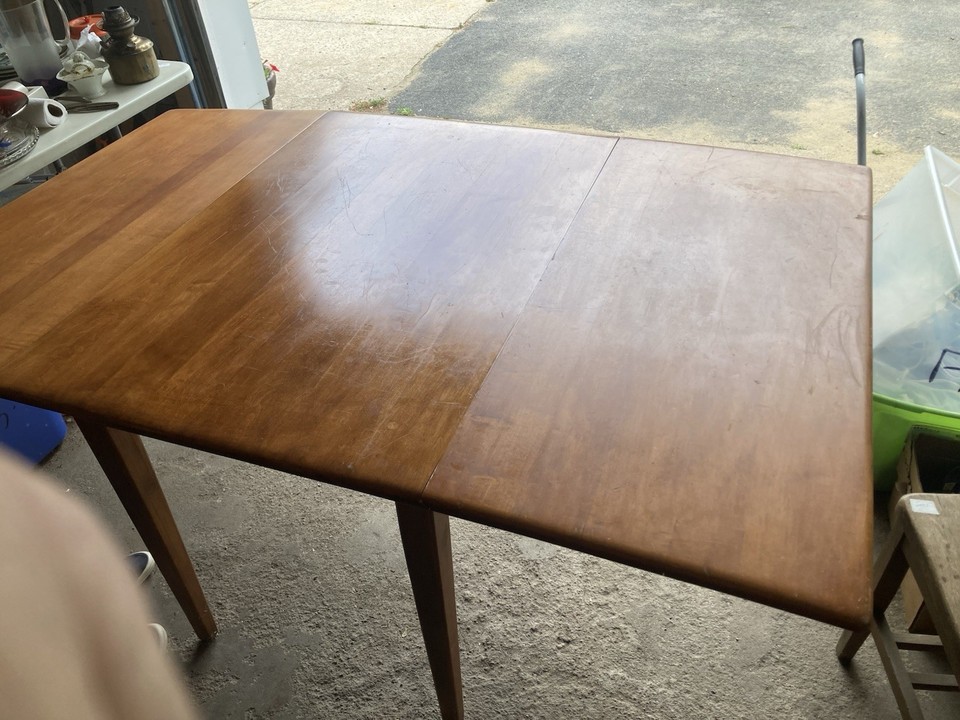 Drop Leaf Hard Rock Maple Table | eBay