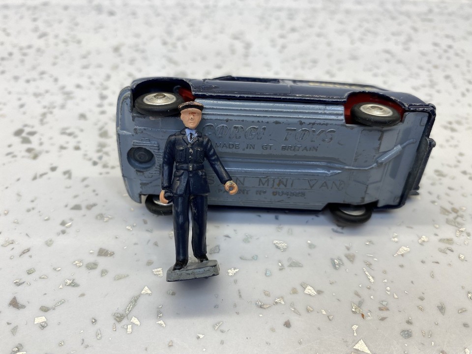 Corgi 448 BMC Austin Mini Police Van and figure | eBay UK