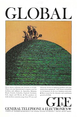 1964 GTE General Telephone And Electronics Vintage Print Ad Ephemera ...