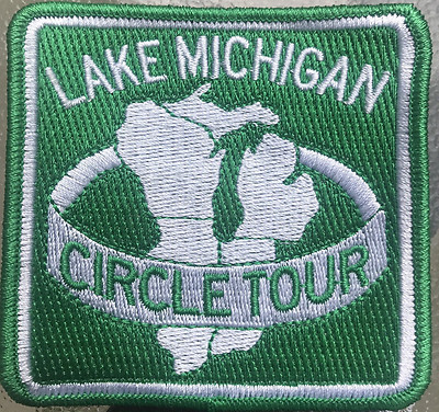 LAKE MICHIGAN CIRCLE TOUR PATCH 3" x 3" | eBay