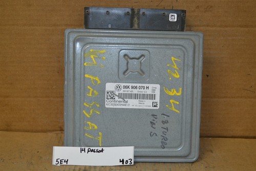 14-15 Volkswagen Passat Engine Control Unit ECU 06K906070H Module 403 ...