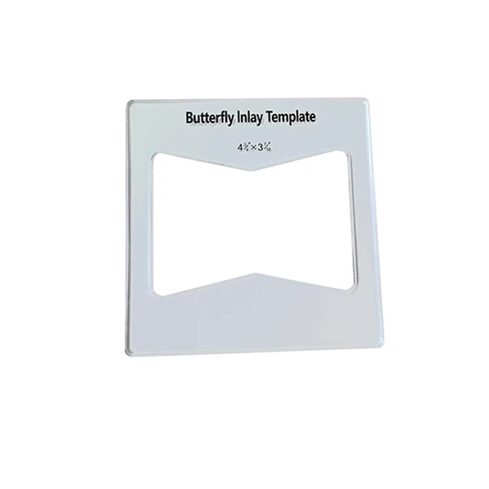 Butterfly Key Inlay Template Slot Cutting Wood Bow Tie Template Router ...
