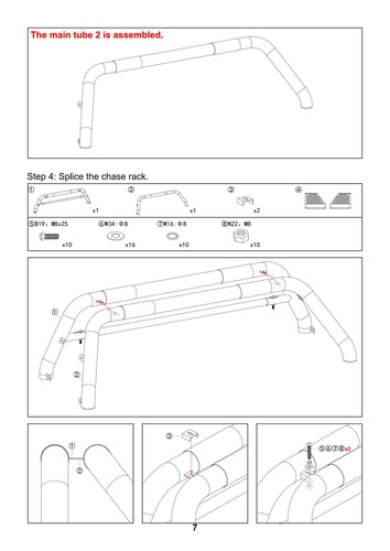 Universal Roll Bar/Tailgate Step Ladder For 2004-2012/15-25 Chevy ...