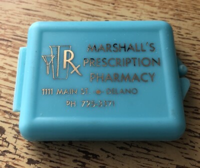 Marshall’s Prescription Pharmacy 1111 Main ST. Delano Pill Storage ...