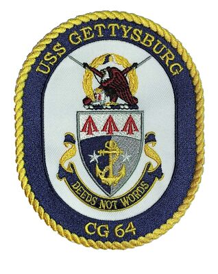 USS GETTYSBURG CG-64 Patch – Sew On | eBay