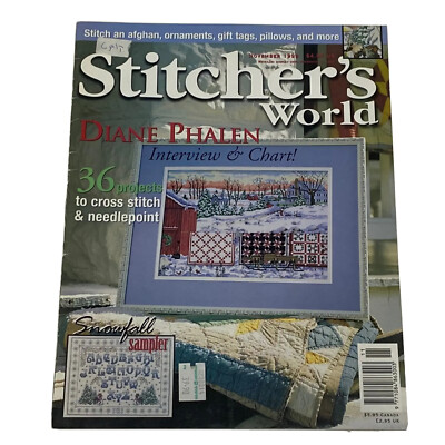 Vintage The Stitchery Magazine November 1999,36 Projects To Stitch ...