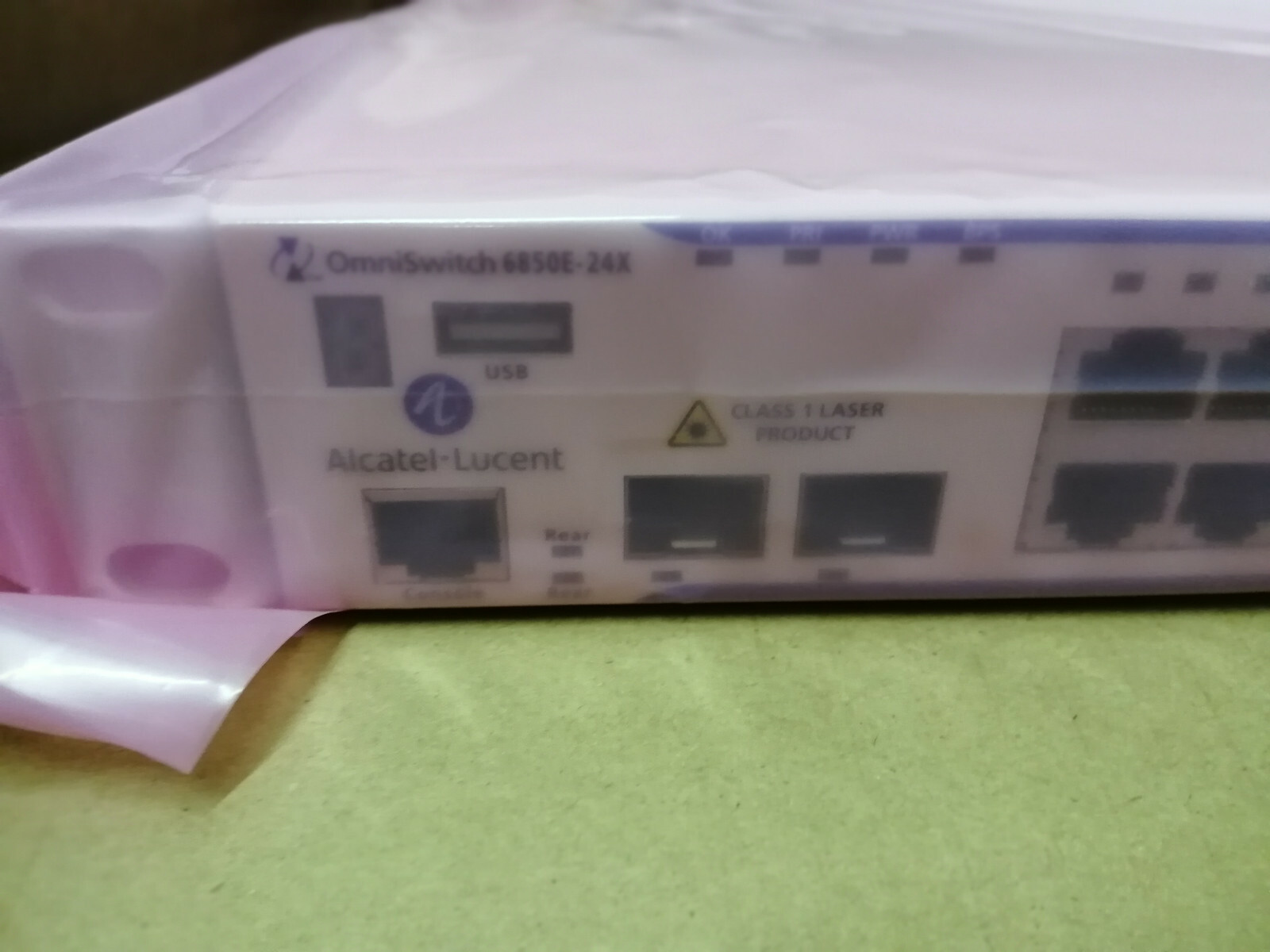 Alcatel-Lucent OS6850E-24X 24-Port Gig Switch w/ 2x 10GB SFP+ "No PSU included" | eBay