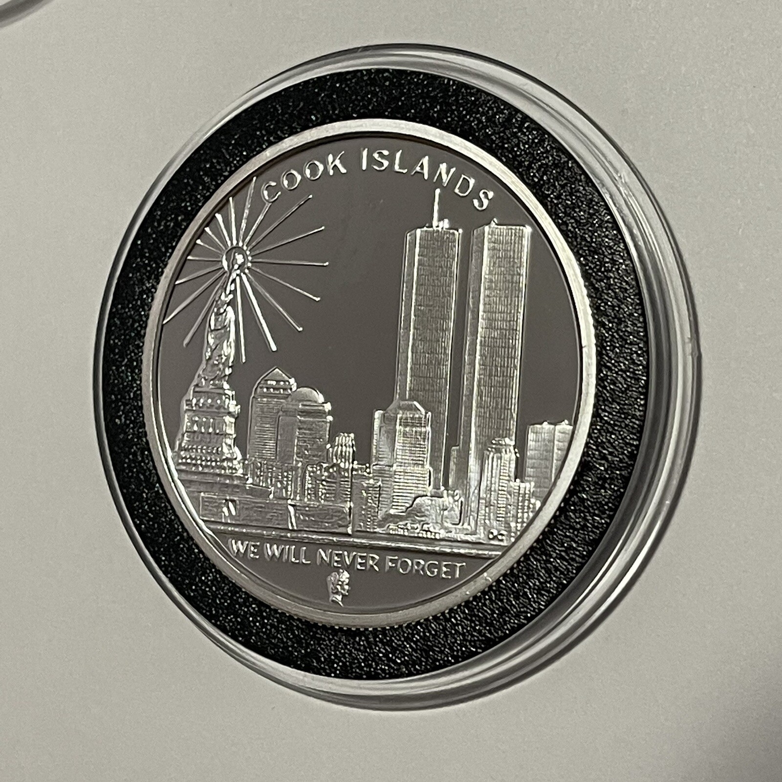 9/11 Twin & Freedom Tower Proof Coin 1 Troy Oz .999 Fine Silver Round ...