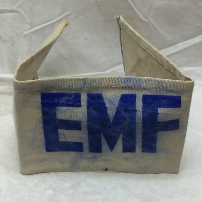 Vintage WWII EMF Canvas Armband Military Army Navy | eBay