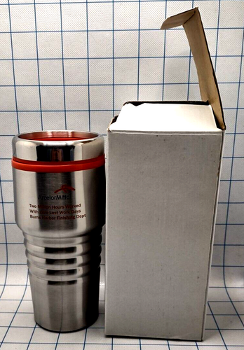 Sweda Orange Peach Hot/Cold Mug Cup Insulated Arcelor Mital Award ...