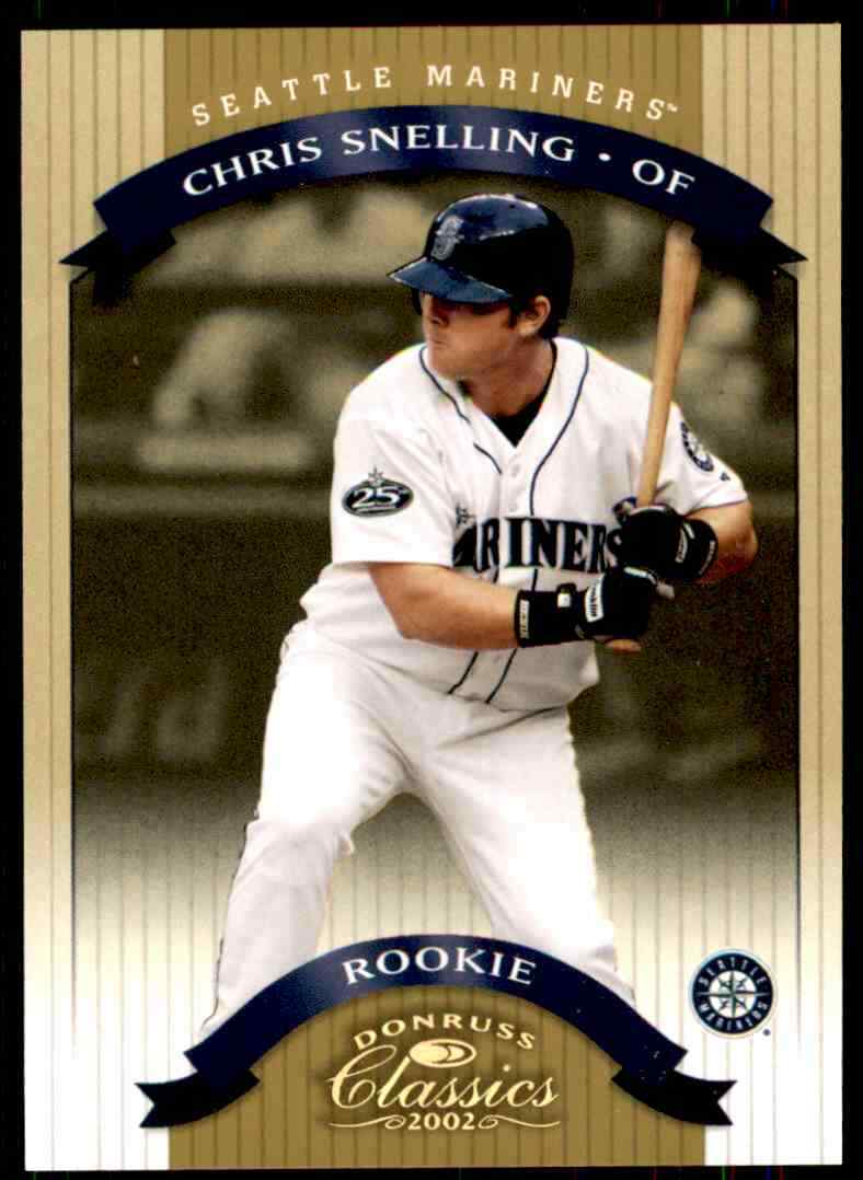 2002 Donruss Classics Rookie Card Chris Snelling 0067/1500 Seattle ...