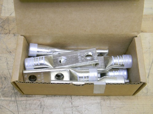 Box of 10 Penn Union Aluminum Compression Lug 4/0 AWG 1/2" Stud BLUA-4 ...