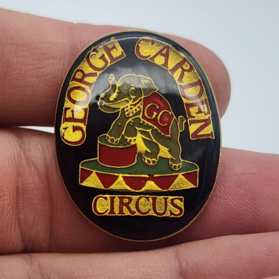 Vintage George Carden Circus, GC Elephant, Shriners Masonic Enamel Pin ...