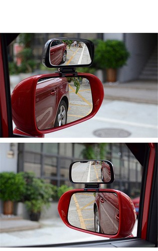 360 Degree Car Driver Side Rear View Mirror Mount Blind Spot Mirrors ...