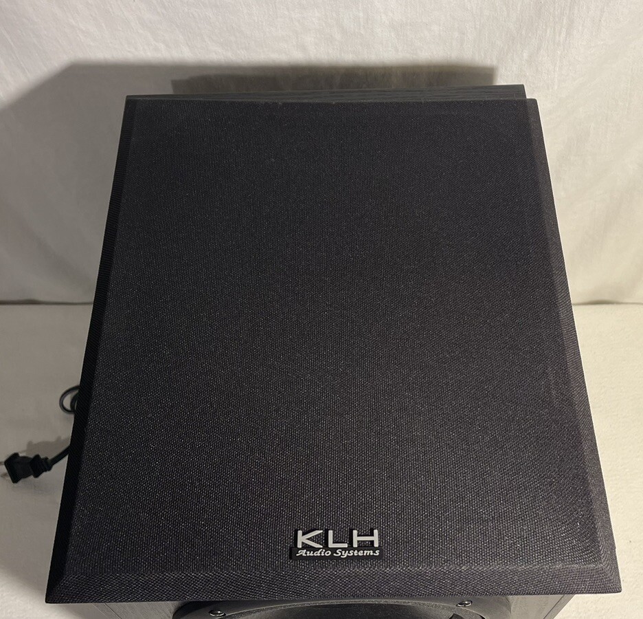 Rare Clean!!! KLH Subwoofer Model ASW8-120B Powered Subwoofer Black | eBay