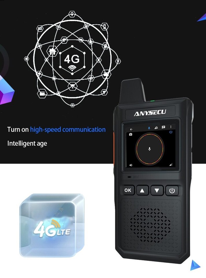 Anysecu Zello 4G Network Radio 710A Unlocked Android 8.1 WIFI Mini Walkie Talkie | eBay