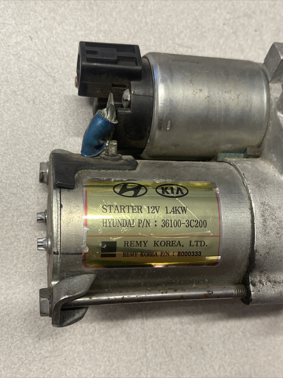 2009 - 2011 Hyundai Genesis Sedan 3.8L V6 Starter Motor OEM USED 36100 ...