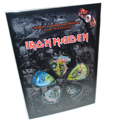 IRON MAIDEN Set Of 5 Guitar Picks In Sealed Package | eBay