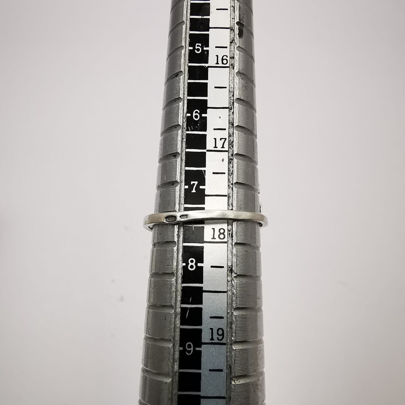 Nice Vintage 925 Sterling Silver Ring Size 7.5 Zircon Signed Women ...