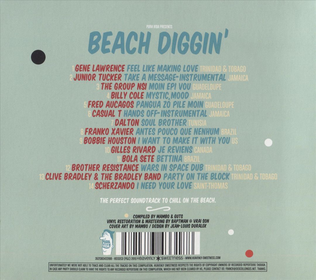 VARIOUS ARTISTS - BEACH DIGGIN', VOL. 3: HAND PICKED BY MAMBO & GUTS ...