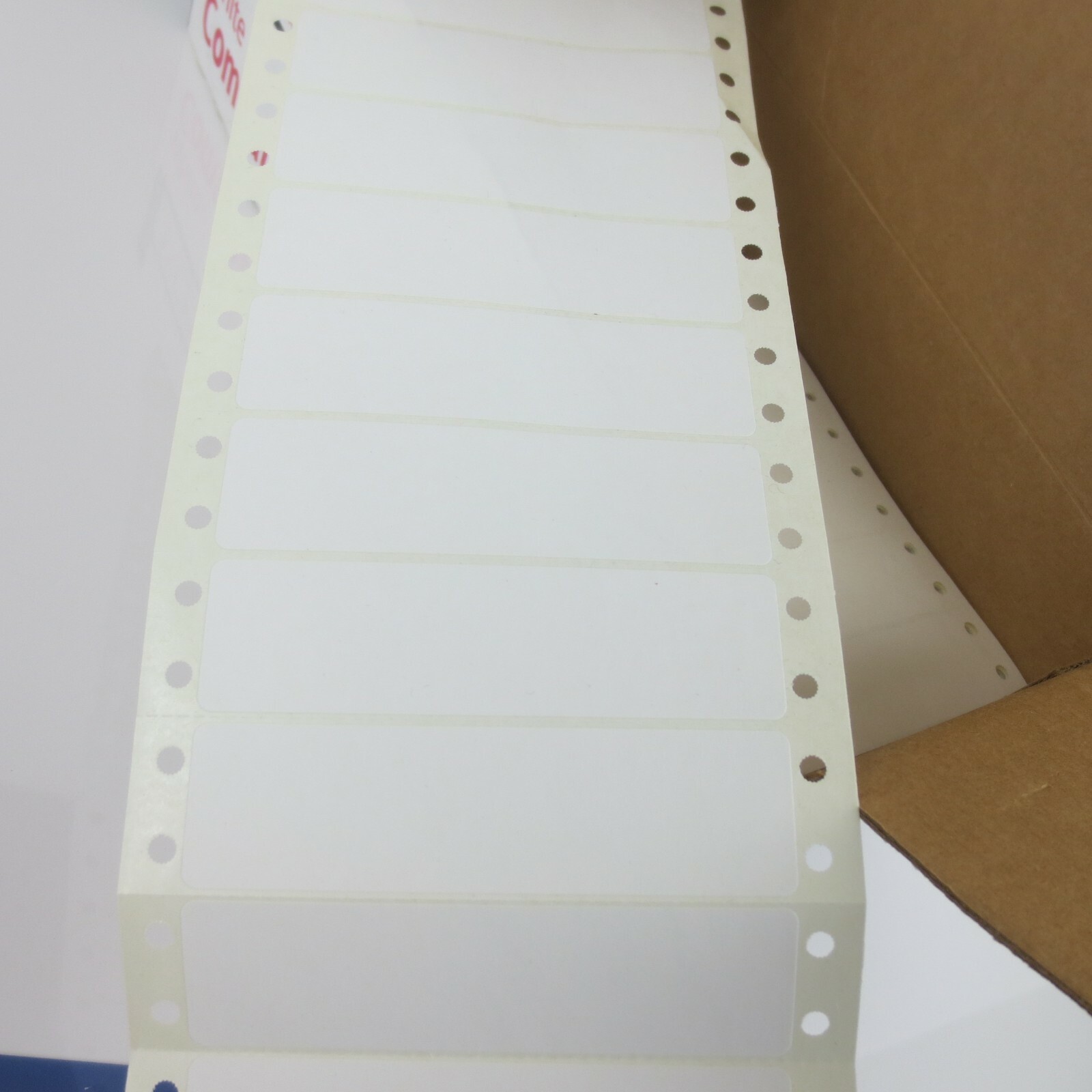 Avery Dot Matrix Labels 3 1/2 x 15/16 4013 Continuous Pin Fed 5,000 ...
