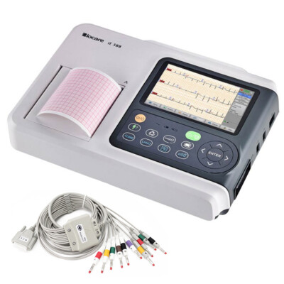 Biocare 12 lead ECG Machine Portable with Au-to Analysis Diagnosis ECG ...
