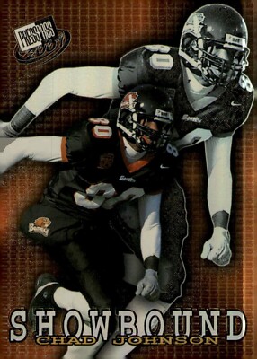 2001 Press Pass Showbound Chad Johnson Rookie Card #SB12 | eBay