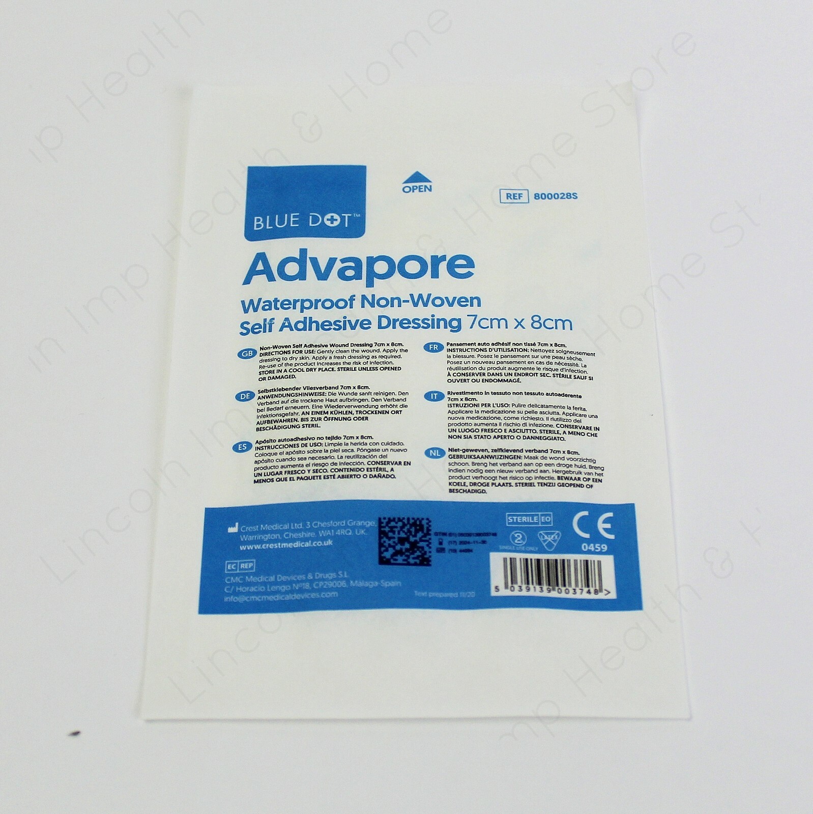 Adhesive Wound Dressings. Flexible First Aid Sterile Plaster - Advapore ...