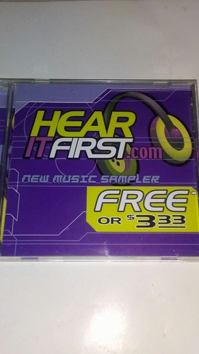 Various Artists : Hear it First.com New Music Sampler CD | eBay